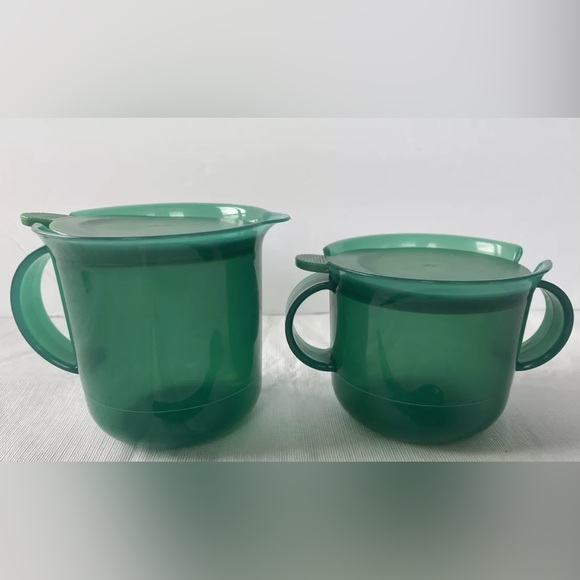 Tupperware | Kitchen | Vintage Tupperware Sugar Creamer Set W Lids ...